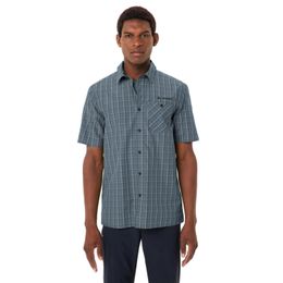 Kurzarmhemd Vaude "MEN'S ALBSTEIG SHIRT III", Herren, Gr. XL, N-Gr, heron, Obermaterial: 54% Lyocell, 46% Polyester, Hemden, Kurzarm, aus Lyocell und Polyester, mit Knopfleiste