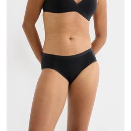 Hipster Sloggi "ZERO Feel Air Hipster", Damen, Gr. L, schwarz, Single Jersey, Obermaterial: 89% Polyamid, 11% Elasthan, Unterhosen, atmungskativ und unsichtbar