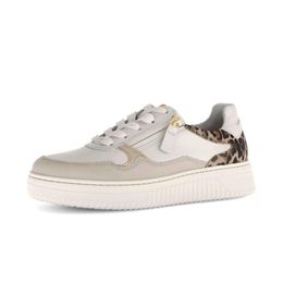 Sneaker Gabor "Sneaker low", Damen, Gr. 40,5, beige, Schuhe Sneaker