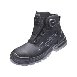 Sicherheitsschuh Atlas SCHUHE "MAX 550 PRO BOA" Gr. 44, schwarz, 44, Obermaterial: 50% Rindsleder Leather cow. 50% Lammleder LEL., Schuhe