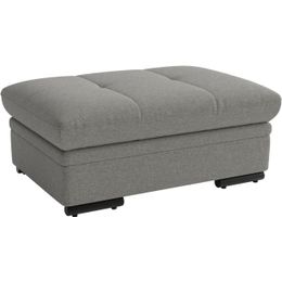 Sit & More Polsterhocker SIT & MORE "Viola", stone, B:102cm H:43cm T:68cm, 100% Polyester, Hocker, Polsterhocker, mit praktischen Stauraum
