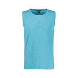 Tanktop Lerros, Herren, Gr. XL, reef blau, Single Jersey, Obermaterial: 100% Baumwolle, bedruckt, regular fit h&uuml;ftbedeckend, Rundhals, Tops Tanktop, Sommershirt/&auml;rmellos mit Frontprint