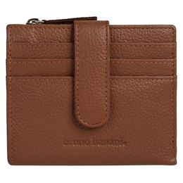 Geldb&ouml;rse Bruno Banani "SAMEA", Herren, cognac, Leder, leicht gl&auml;nzend, unifarben, Kleinlederwaren, echt Leder