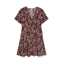 V&eacute;ro Moda Minikleid VERO MODA "VMKORA S/S SHORT DRESS WVN BTQ", Damen, Gr. L, N-Gr, andorra aop:kora, Web, Obermaterial: 100% Viskose, bedruckt, kurz, Kleider Minikleid, Viskose