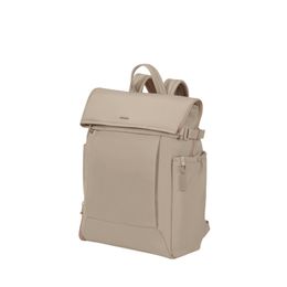 Notebookrucksack Samsonite, Gr. B/H/T: 31cm x 44,5cm x 16cm, natur, Polyester, Rucks&auml;cke, Softes, mattes Nylon