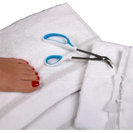 Damen Nagelpflege-Set silberfarben, Gr&ouml;&szlig;e 0
