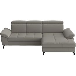 Sit & More Ecksofa SIT & MORE "Vanity", delphine, B:264cm H:84cm T:181cm, Sofas, Ecksofa, Inkl.Sitz-,Kopf-und Armteilverstellung