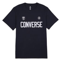 T-Shirt Converse, Herren, Gr. XL, schwarz (Converse schwarz), Obermaterial: 100% Baumwolle, Shirts T-Shirt
