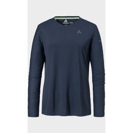 Sch&ouml;ffel Funktionsshirt SCH&Ouml;FFEL "Longsleeve Style Enixa WMN", Damen, Gr. 38, 8820, blau, Oberstoff: 100% Polyester, V-Ausschnitt, Shirts Funktionsshirt