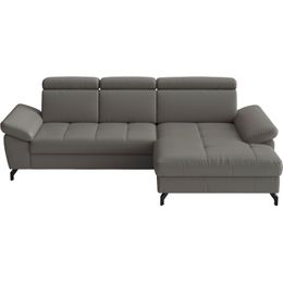 Sit & More Ecksofa SIT & MORE "Vanity", mocca, B:264cm H:84cm T:181cm, Sofas, Ecksofa, Inkl.Sitz-,Kopf-und Armteilverstellung