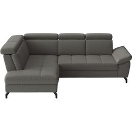 Sit & More Ecksofa SIT & MORE "Vanity", mocca, B:254cm H:84cm T:197cm, Sofas, Ecksofa, Inkl.Sitz-,Kopf-und Armteilverstellung