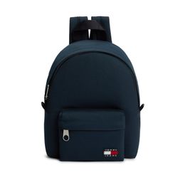 Cityrucksack Tommy Jeans "TJW ESS DAILY DOME BACKPACK", Damen, Gr. B/H/T: 22cm x 29cm x 12cm, dunkelblau, Textil, Rucks&auml;cke Cityrucksack, Damen Freizeitrucksack mit typischem Logo-Aufn&auml;her