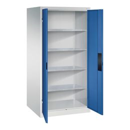 C+P Schwerlastschrank Acurado, 1950x930x800mm, 7035/5010 ; C + P M&ouml;belsysteme (8924-052|S10145)