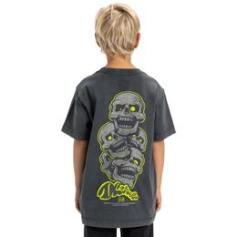 T-Shirt DC Shoes "Laugh Stack", Jungen, Gr. 8(125-130cm), schwarz, Obermaterial: 75% Walkfrottier, 25% Walkfrottier;, Shirts T-Shirt