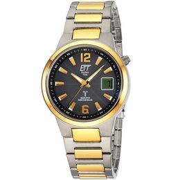 Funkuhr, bicolor, Armbanduhren, Herren, Funkuhr