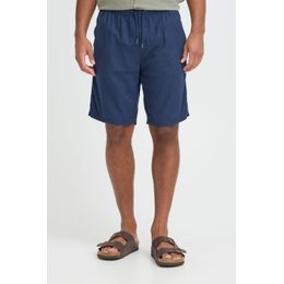 Leinenhose Blend "BHLika", Herren, Gr. L, US-Gr&ouml;&szlig;en, marineblaus, 55% Leinen, 45% Viskose, unifarben, normal normal, Hosen, Modische Shorts aus Leinen-Viskose-Mix