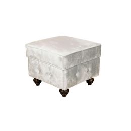 Polsterhocker Home Affaire "MENDITTE", beige (creme), B:55cm H:46cm T:55cm, 100% Polyester, Hocker, Polsterhocker