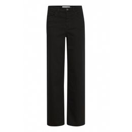 Regular-fit-Jeans Ichi "Jeans IHTWIGGY", Damen, Gr. 30, L&auml;nge 32, schwarz, Obermaterial: 98% Baumwolle CO. 2% Elasthan EL., Jeans