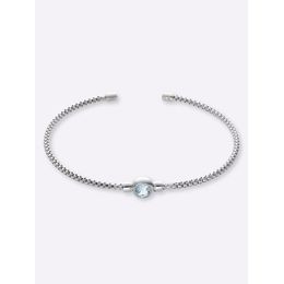 Armreif Lady, silber 925, silber 925, Armb&auml;nder, Damen, Glas, Armreif