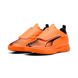 Fu&szlig;ballschuh Puma "ULTRA 6 PLAY V IT JR", M&auml;dchen, Gr. 35, heat fire, Puma schwarz, glowing rot, Synthetik, Schuhe Fu&szlig;ballschuh, f&uuml;r Halle und Stra&szlig;e, f&uuml;r Jugendliche