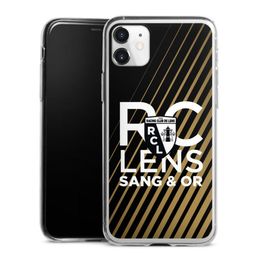DeinDesign iPhone 11 Handy Slim Case Silikon Handyh&uuml;lle transparent H&uuml;lle extra d&uuml;nn Rcl Rc Lens Racing Club De Lens Silikon Slim Case