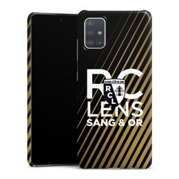 DeinDesign Galaxy A51 Handy Premium Case Smartphone Handyh&uuml;lle Schutzh&uuml;lle gl&auml;nzend Racing Club De Lens Rcl Rc Lens Premium Case
