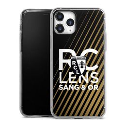 DeinDesign iPhone 11 Pro Handy Slim Case Silikon Handyh&uuml;lle transparent H&uuml;lle extra d&uuml;nn Rcl Rc Lens Racing Club De Lens Silikon Slim Case