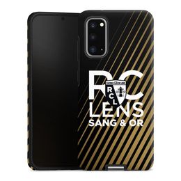 DeinDesign Galaxy S20 Handy Panzer Handyh&uuml;lle robuste Outdoor H&uuml;lle Schutzh&uuml;lle matt Racing Club De Lens Rcl Rc Lens Tough Case