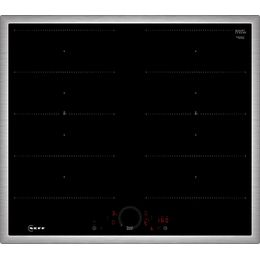 Neff Flex-Induktions-Kochfeld "T66SHX4L0", grau (silberfarben), B:58,3cm H:5,5cm T:51,3cm, Kochfelder, mit virtueller Twist Touch Bedienung