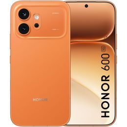 Honor Smartphone "600 8+256GB", Energieeffizienz: A (A-G), orange, 256 GB, Mobiltelefone