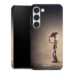 DeinDesign Galaxy S23 Handy Premium Case Smartphone Handyh&uuml;lle Schutzh&uuml;lle matt Disney Pixar Toy Story Woody Premium Case