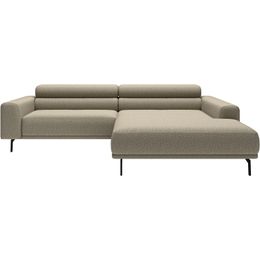 Sch&ouml;ner Wohnen Kollektion Ecksofa "Tossa, Modernes Design trifft smarte Funktione, Breite 258 cm", beige (sand melange), B:258cm H:71cm T:217cm, 24% Polyester, 76% Polyacryl, SCH&Ouml;NER WOHNEN-KOLLEKTION, Sofas, Ecksofa, Motorischer Sitzvorzug, Kopfteil-Funktion & Saugroboter-H&ouml;he