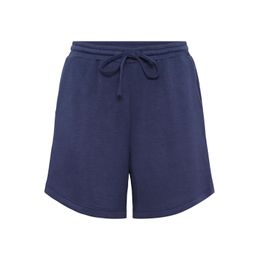 Shorts Kaffe "Shorts BPida", Damen, Gr. M, N-Gr, blau (midnight marine cc), Obermaterial: 50% Polyester PES. 45% Viskose CV. 5% Elasthan EL., Hosen Shorts