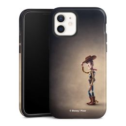 DeinDesign iPhone 12 mini Handy Panzer Handyh&uuml;lle robuste Outdoor H&uuml;lle Schutzh&uuml;lle gl&auml;nzend Disney Pixar Toy Story Woody Tough Case