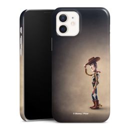 DeinDesign iPhone 12 Handy Premium Case Smartphone Handyh&uuml;lle Schutzh&uuml;lle gl&auml;nzend Disney Pixar Toy Story Woody Premium Case