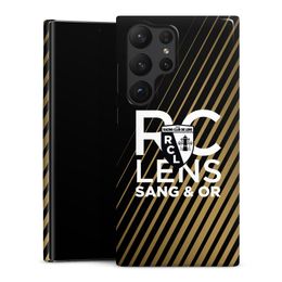 DeinDesign Galaxy S23 Ultra Handy Premium Case Smartphone Handyh&uuml;lle Schutzh&uuml;lle gl&auml;nzend Racing Club De Lens Rcl Rc Lens Premium Case