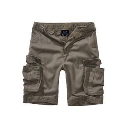 Stoffhose Brandit "Brandit Herren Kids Urban Legend Shorts", M&auml;dchen, Gr. 134/140, Normalgr&ouml;&szlig;en, olive, 65% Polyester, 35% Baumwolle, normal, Hosen Stoffhose