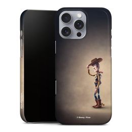 DeinDesign iPhone 16 Pro Max Handy Premium Case Smartphone Handyh&uuml;lle Schutzh&uuml;lle gl&auml;nzend Disney Pixar Toy Story Woody Premium Case