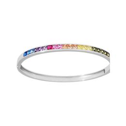 Armreif Lady, bunt (silber 925, silber 925), Armb&auml;nder, Damen, Silber 925 (Sterlingsilber), Armreif