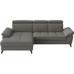 Sit & More Ecksofa SIT & MORE "Vanity", mocca, B:264cm H:84cm T:181cm, Sofas, Ecksofa, Inkl.Sitz-,Kopf-und Armteilverstellung
