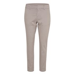 Marlene-Hose Kaffe "Hose KAmette", Damen, Gr. 34, N-Gr, grau (steeple gray), Obermaterial: 98% Baumwolle CO. 2% Elasthan EL., Hosen