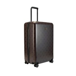 JOOP! Hartschalen-Trolley JOOP "decoro volare trolleycase vz 4w", Gr. B/H/T: 46cm x 67cm x 26,5cm 73 l, braun, Polycarbonat, Basic, Koffer, Hartschalen-Koffer mit 4 Rollen
