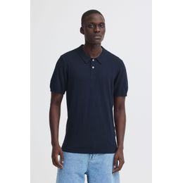 Poloshirt Blend "BHDao Polo", Herren, Gr. L, salute, Feinstrick, 50% Baumwolle, 50% Lyocell, unifarben, Basic, normal h&uuml;ftlang, ohne Ausschnitt, Rippb&uuml;ndchen, Shirts, Feingestricktes Poloshirt mit kurzer Knopfleiste