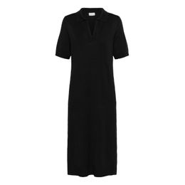 Midikleid Kaffe "Kleid KAlizza", Damen, Gr. M, N-Gr, schwarz (schwarz deep), Obermaterial: 80% Viskose CV. 20% Nylon NY., Kleider Midikleid