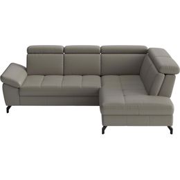 Sit & More Ecksofa SIT & MORE "Vanity", delphine, B:254cm H:84cm T:197cm, Sofas, Ecksofa, Inkl.Sitz-,Kopf-und Armteilverstellung