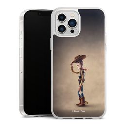 DeinDesign iPhone 13 Pro Max Handy Silikon H&uuml;lle Case transparent Handyh&uuml;lle Disney Pixar Toy Story Woody Silikon Case