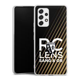 DeinDesign Galaxy A53 5G Handy Silikon H&uuml;lle Case transparent Handyh&uuml;lle Rcl Rc Lens Racing Club De Lens Silikon Case
