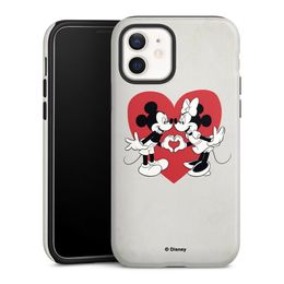 DeinDesign iPhone 12 mini Handy Panzer Handyh&uuml;lle robuste Outdoor H&uuml;lle Schutzh&uuml;lle gl&auml;nzend Disney Heart Tough Case