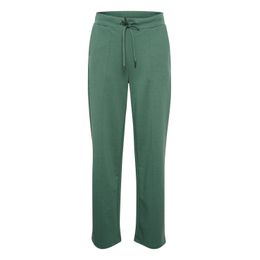 Stoffhose Kaffe "Strickhose KAjenny", Damen, Gr. S, N-Gr, gr&uuml;n (garden topiary), Obermaterial: 76% Polyester Pol. recyc.. 20% Viskose CV. 4% Elasthan EL., Hosen Stoffhose