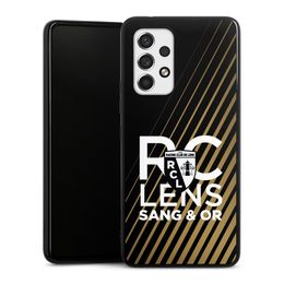 DeinDesign Galaxy A53 5G Handy Silikon H&uuml;lle Case schwarz Handyh&uuml;lle Rcl Rc Lens Racing Club De Lens